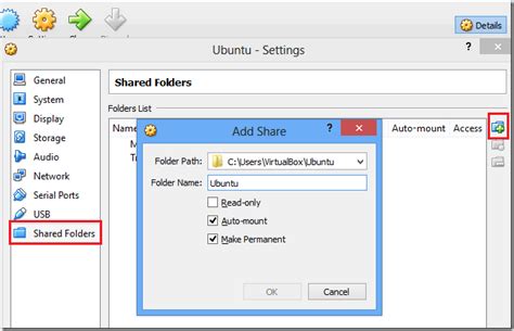 access virtualbox shared folder from ubuntu 12 04 precise