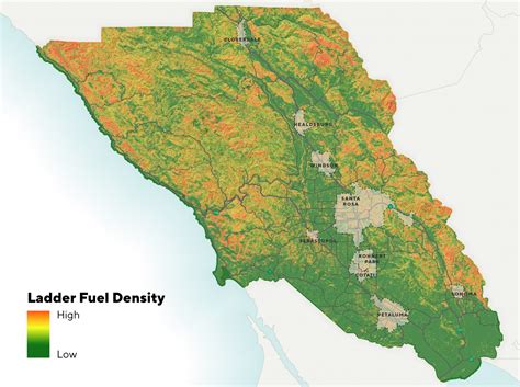 Vegetation Mapping Fire Resiliency Sonoma County Agricultural