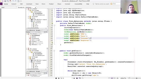 interface menghubungkan dengan aplikasi database mysql youtube