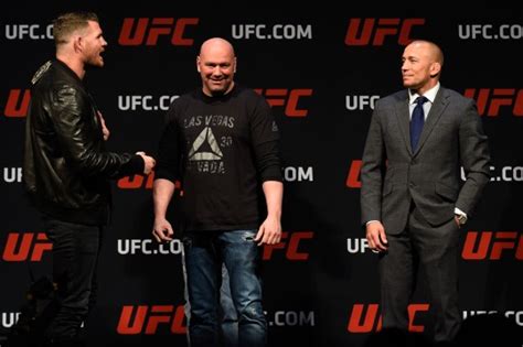 Dana White Decided To Make Bisping Vs Gsp During Tyron Woodleys Fight