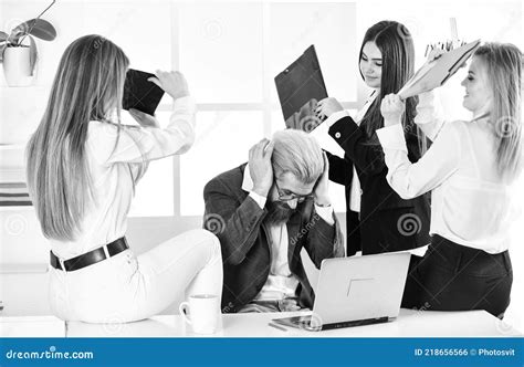 Relations In Female Team Psychological Pressure Flirting Secretary