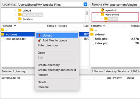how to use ftp to upload files to wordpress for beginners