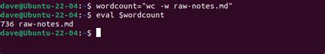 how to use eval in linux bash scripts