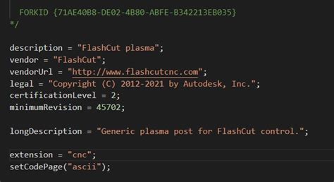 post process for flashcut plasmacutter autodesk community