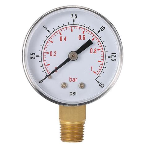 0~1bar 50mm water pressure gauge meter 1 4 inch npt thread manometer ts