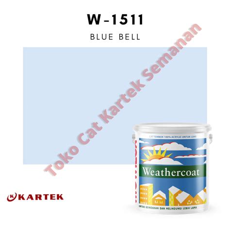 Jual Mowilex Weathercoat Exterior W 1511 Blue Bell 20 Liter Shopee