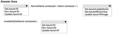 how should you complete the azure powershell command exam4training