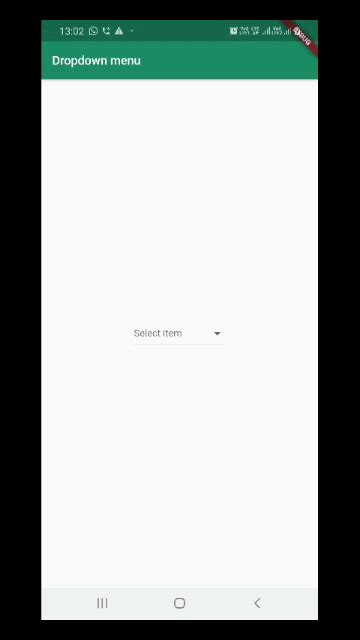 how to create dropdown button in flutter dropdown lists in flutter images