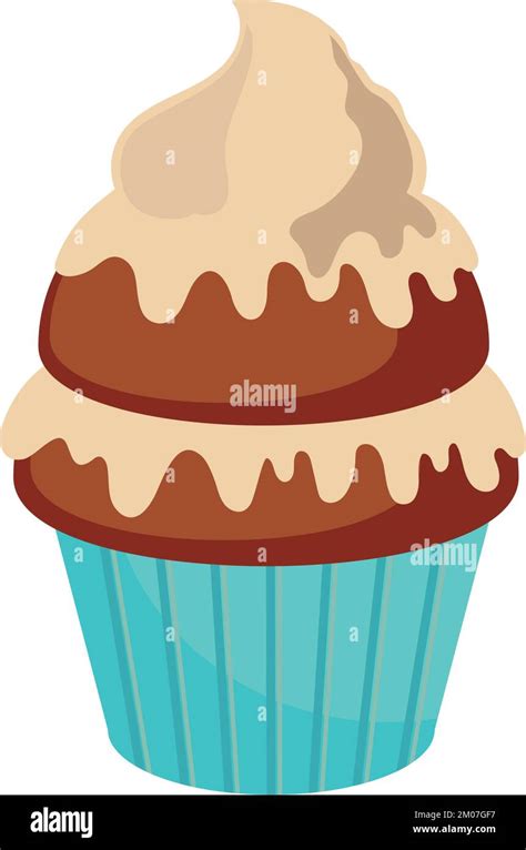 Cupcake Dessert Icon Stock Vector Image And Art Alamy