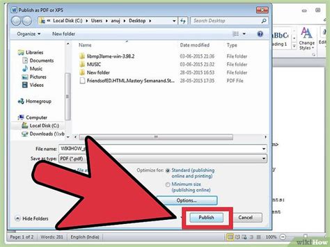 4 formas de converter texto para pdf wikihow