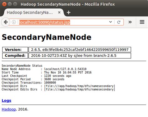 hadoop 2 6 5 installing on ubuntu 16 04 single node cluster 2020
