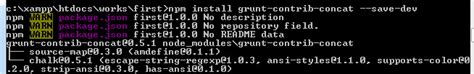 javascript gruntjs task issues stack overflow