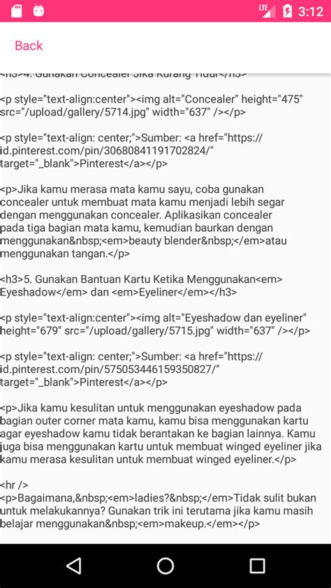java android convert html elements from json objects