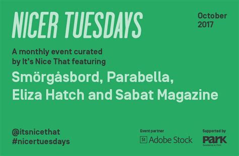 get tickets now for nicer tuesdays october