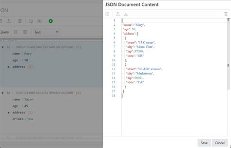 the json page