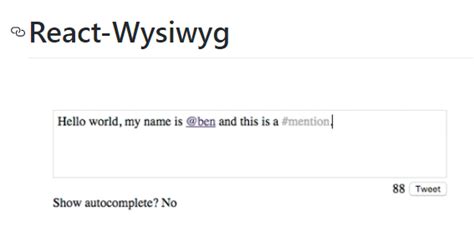 reac wysiwyg editor for contenteditable input reactscript