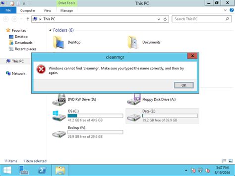 how to clean space on system drive in windows 2012 r2 washopec