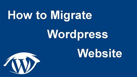 migrate wordpress website with easy plugin 2017 youtube