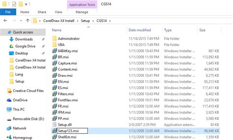 install coreldraw graphics suite x4 on windows 10 fresh install
