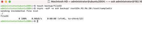 how to use the rsync utility to synchronize files on