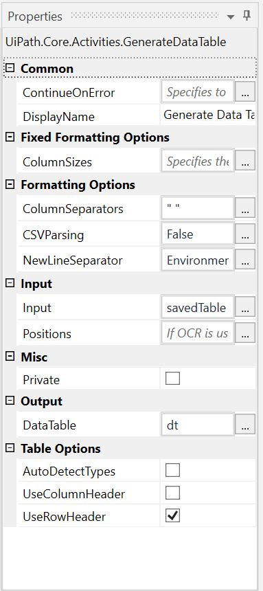 create excel datatable out of txt file and filter data help uipath