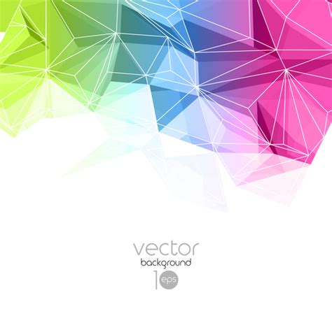 Abstract Geometric Polygon Background Vector 02 Free Download
