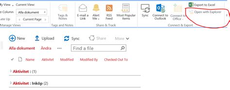quicktip “open with explorer” is greyed out in sharepoint
