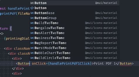 [questions] how to properly config vscode to auto import mui · issue