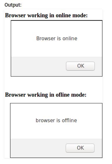html ononline attribute