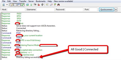 how to fix filezilla failed to retrieve directory listing