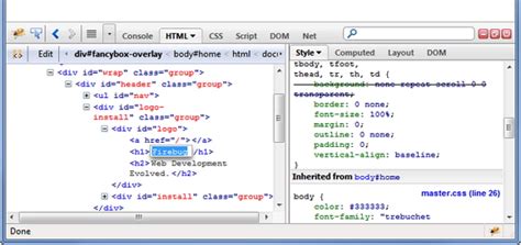 inspecting elements in browser tutorial