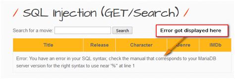 error based sql injection part 5 qafox