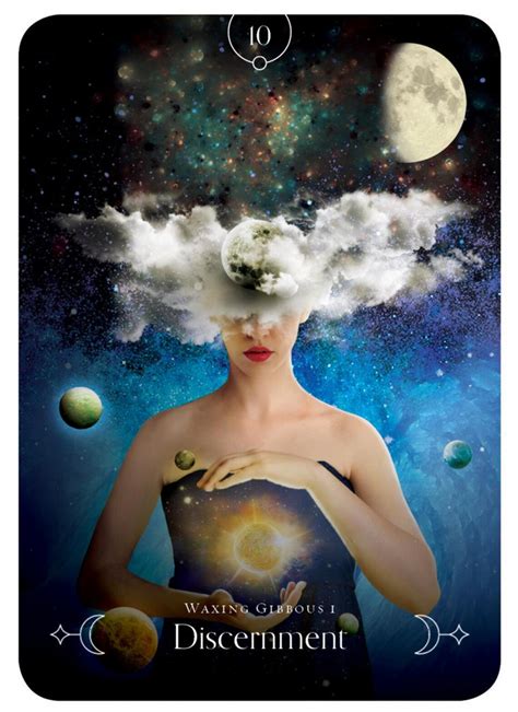 Queen Of The Moon Oracle Tarot Deck Card 44 Cards Set Tarot Etsy