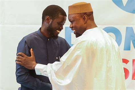 Diomaye Sonko Un Binôme Inédit Pour Diriger Le Sénégal Jeune Afrique