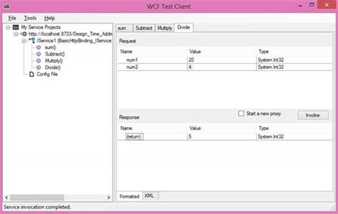 wcf creating wcf service
