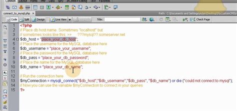 how to build a mysql database and set up a default layout in hot sex