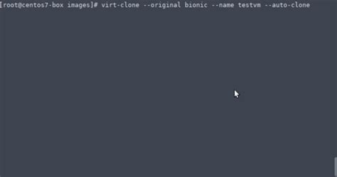 how to reset a kvm clone virtual machines with virt