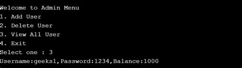 atm using file handling in c geeksforgeeks