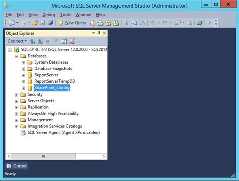 the database name located at the specified database server contains