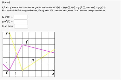solved point if f and g are the functions whose graphs are shown let