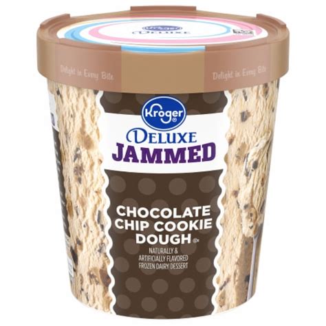 Kroger® Deluxe Jammed Chocolate Chip Cookie Dough Ice Cream 1 Pint