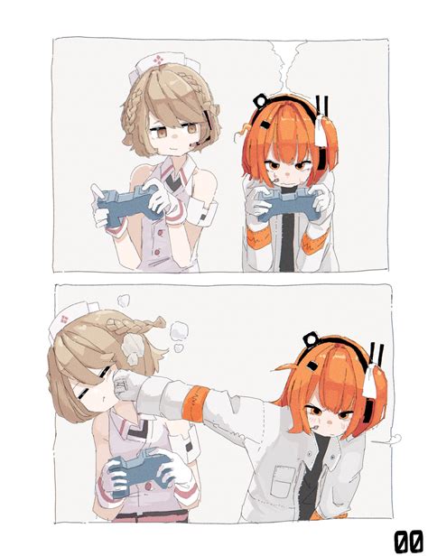Adachi Rei And Nurse Robot Type T Utau And 2 More Drawn By Miminushi