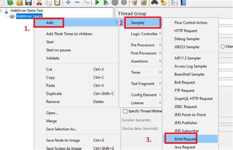 execute selenium script using jmeter thoughtcoders