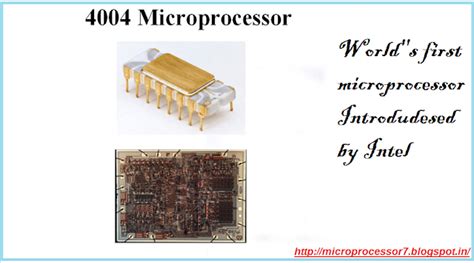 world of microprocessors november 15 1971 birth of microprocessor