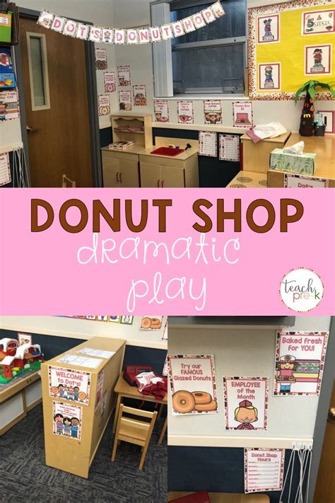 Donut Shop Dramatic Play Center Set To Make Your Classroom Or Playroom