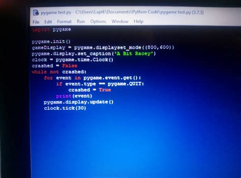 pygame keeps giving me an attribute error pygame