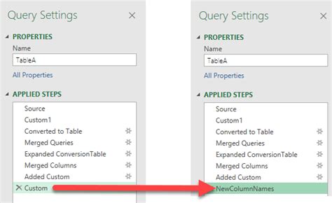rename column names in a dynamic way with excel powerquery wmfexcel