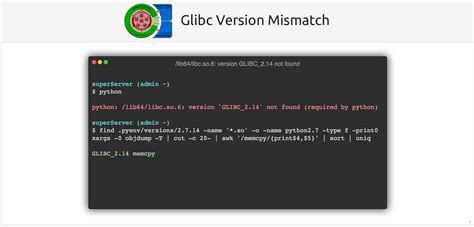 shared hosting — lib64 libc so 6 version glibc 2 14 not found