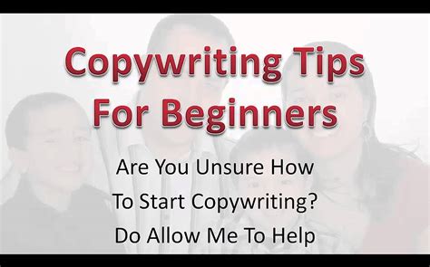 Copywriting Tips For Beginners 5 Tips To Get You On The Right Path
