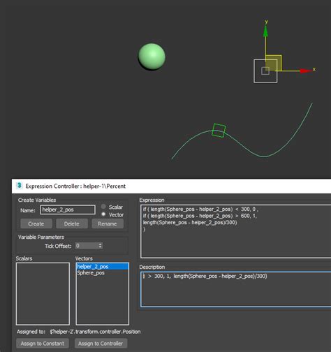 solved position constraint helper to object that already path